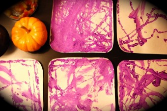 Spooky Marble Spider Webs - TinkerLab