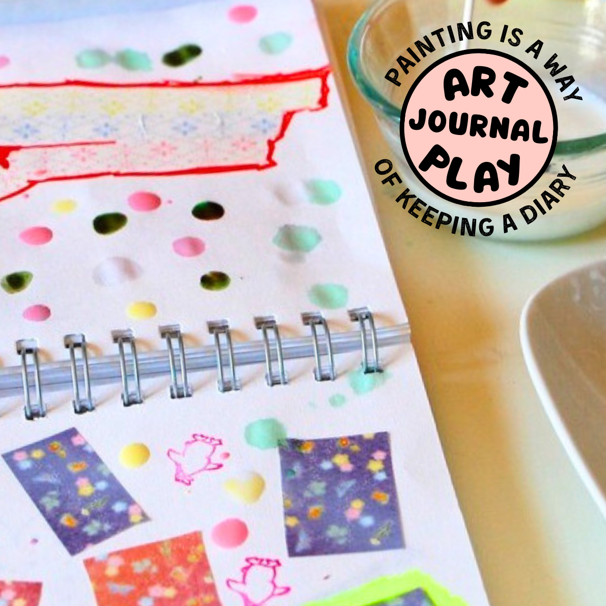 Painting is just another way of keeping a diary - TinkerLab