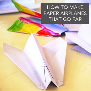 Design Challenge: Make Straw and Paper Airplanes - TinkerLab