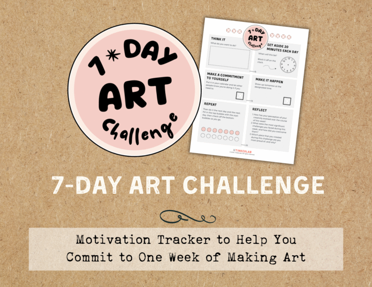 7 Day Art Challenge - Free Download - TinkerLab