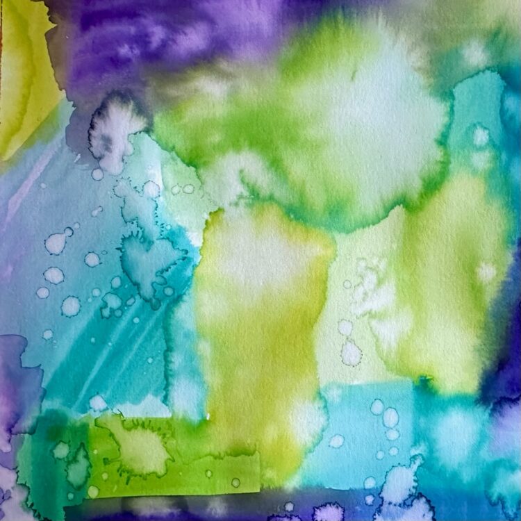 An Easy Art Journal Idea with Washable Markers and Water - TinkerLab